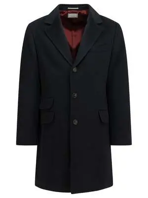 Brunello Cucinelli Short Coat Made Of Virgin Wool Fabric