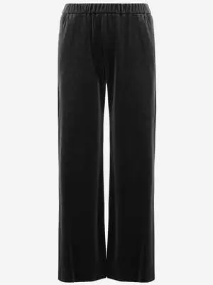 F.IT Stretch Velvet Pants - Black
