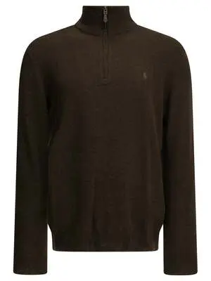 Polo Ralph Lauren Sweater With A Half Zip And Logo