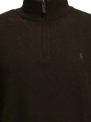 Polo Ralph Lauren Sweater With A Half Zip And Logo