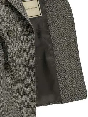 Tagliatore Double Breasted Herringbone Blazer