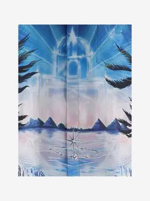 Casablanca Silk Shirt With Graphic Print