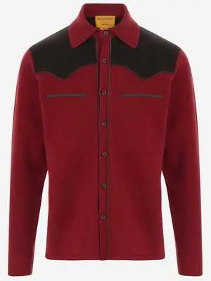 Guest In Residence Cashmere Knitted Shirt With Western Detail