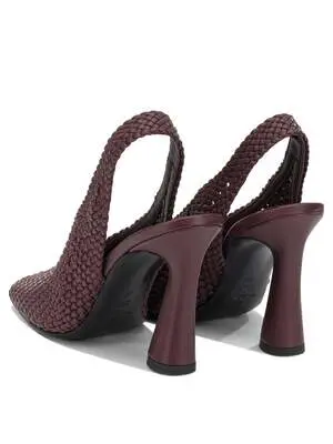 Etro 90 Mm Woven Slingbacks