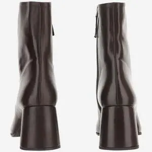 POEVE Leather Ankle Boots