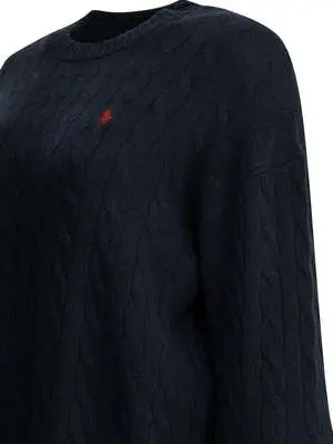 Polo Ralph Lauren Short Knit Dress With Logo