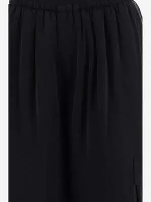 ALAINPAUL Wide Leg Cupro Pants