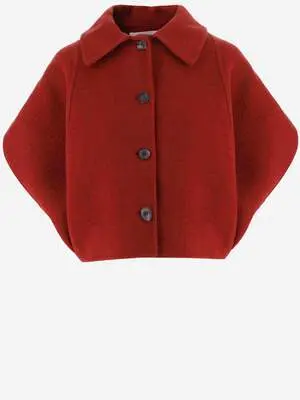 NICCOLO PASQUALETTI Crop Cashmere Jacket