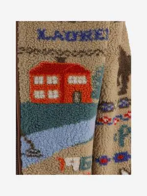 Polo Ralph Lauren Fleece Jacket With Panoramic Print - Multi