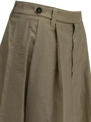 Brunello Cucinelli Sartorial' Midi Skirt - Beige