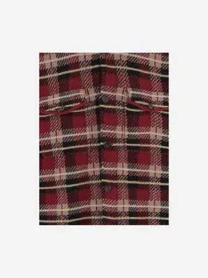 Guest In Residence Cashmere Shirt With Check Pattern