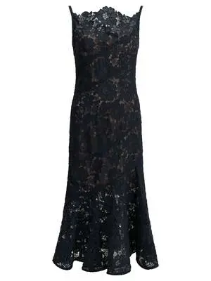 SELF-PORTRAIT Lace Midi Dress