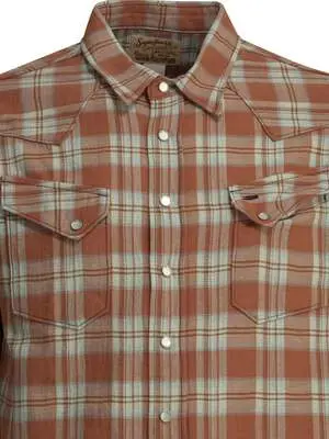 SUGAR CANE Casual Plaid Shirt