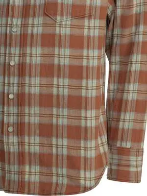 SUGAR CANE Casual Plaid Shirt