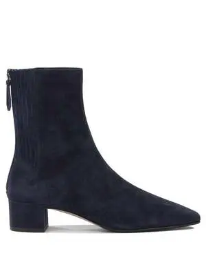 AQUAZZURA Saint Honoré 35 Mm' Ankle Boots With Zipper - Blue