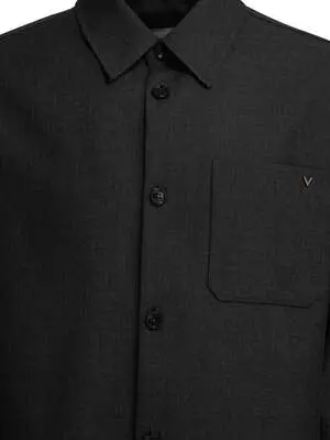 Valentino Garavani V Logo' Overshirt Jacket