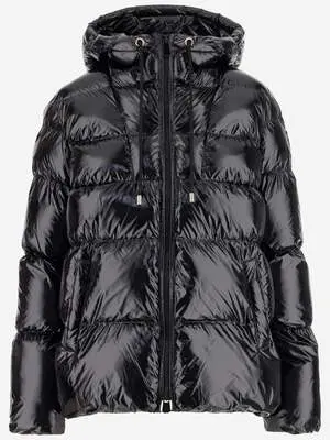 Pinko Nylon Padded Down Jacket - Black