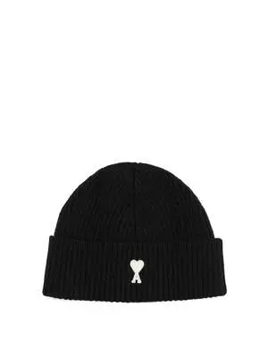 AMI Paris De Coeur' Beanie - Black