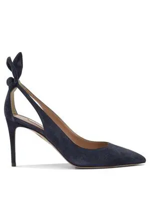 AQUAZZURA Bow Tie 85 Mm' Décollet - Blue