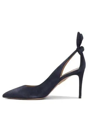 AQUAZZURA Bow Tie 85 Mm' Décollet - Blue