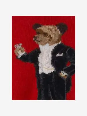 Polo Ralph Lauren Wool Sweater With Polo Bear