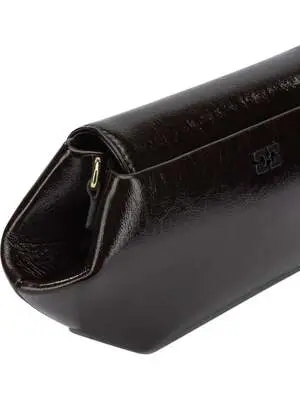 GANNI Bou East/west Shine' Shoulder Bag - Brown