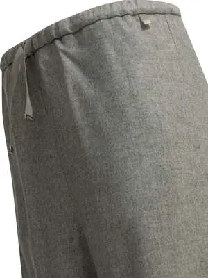 Herno Casual Silk And Cashmere Pants