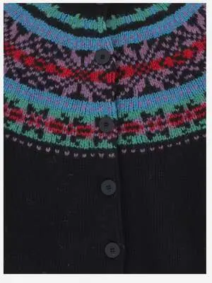 Howlin' Wool Cardigan With Jacquard Pattern