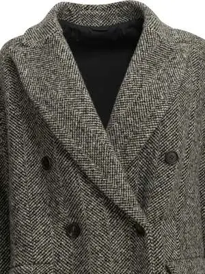 Brunello Cucinelli Dazzling' Long Coat - Grey