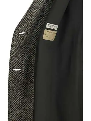 Brunello Cucinelli Dazzling' Long Coat - Grey