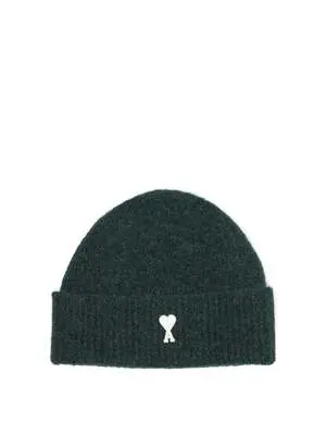 AMI Paris Alpaca Beanie Green