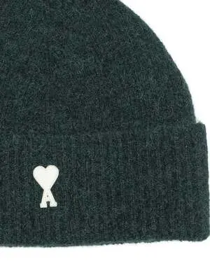 AMI Paris Alpaca Beanie - Green