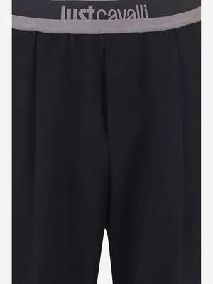 Just Cavalli Stretch Viscose Blend Pants