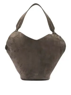 Khaite Medium 'lotus' Shoulder Bag - Brown
