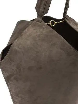 Khaite Medium 'lotus' Shoulder Bag - Brown
