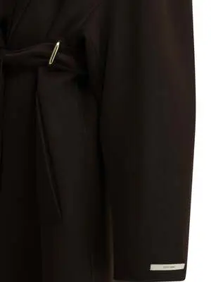 Max Mara Long Coat In Pure Wool