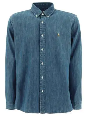 Polo Ralph Lauren Custom Fit Casual Shirt With Logo