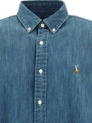 Polo Ralph Lauren Custom Fit Casual Shirt With Logo