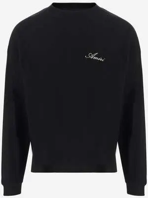 Amiri Stretch Cotton Sweatshirt With Print