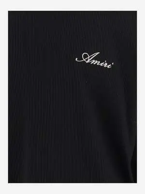 Amiri Stretch Cotton Sweatshirt With Print
