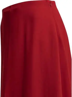 Valentino Garavani Flared Midi Skirt In Silk