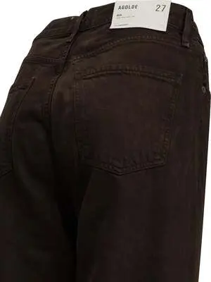 AGOLDE Ren' Wide Leg Jeans - Brown