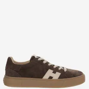 Hogan H705 Suede Sneakers - Brown