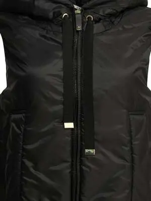 Max Mara Water Repellent Sleeveless Jacket - Black