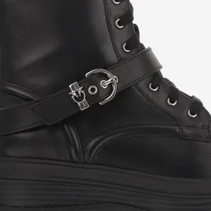 Pinko Eva Leather Ankle Boots