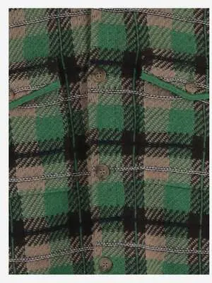 Guest In Residence Cashmere Shirt With Check Pattern