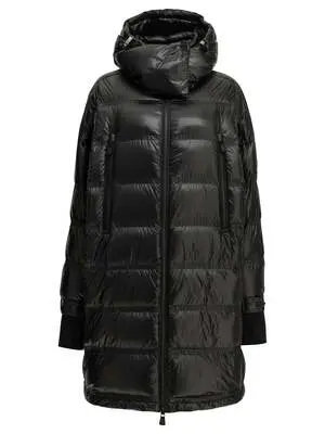 Moncler Rochelairs' Long Down Jacket - Black