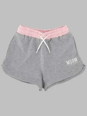 Msgm Logo Shorts For Women