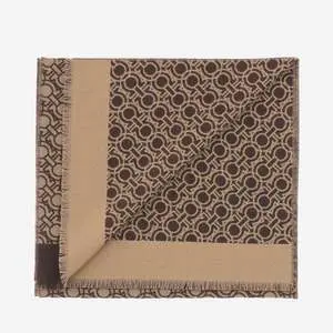 FERRAGAMO Wool Scarf With Hooks