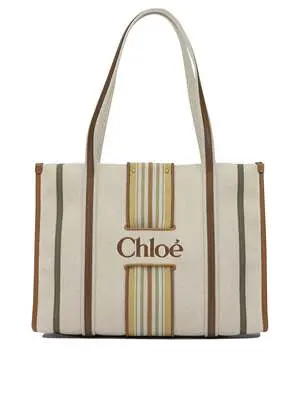 Chloé Woody Loop' Small Shoulder Bag - Brown